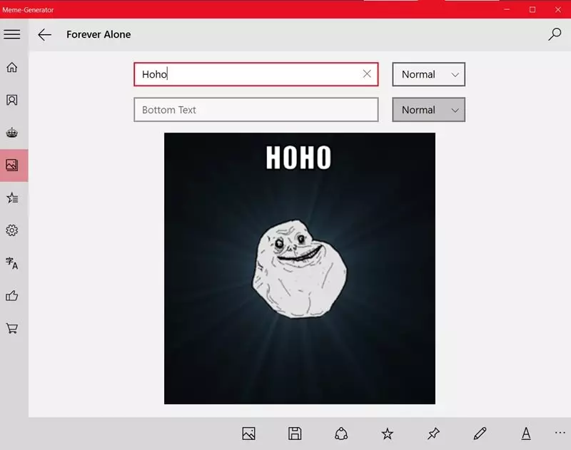 Meme-Generator-PC-App Bleib ruhig