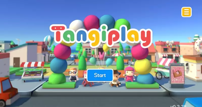 Tangiplay აპლიკაციის დაწყება