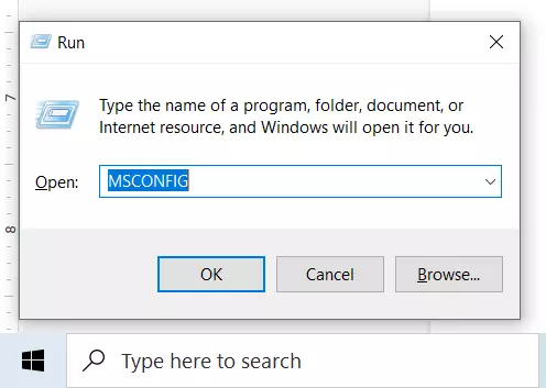 Windows nie odpowiada Msconfig