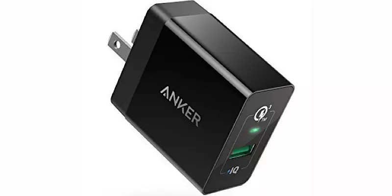 Raiso ny fiampangana haingana indrindra azo atao miaraka amin'ny Quick Charge 3.0 Anker 18W USB Wall Charger amin'ny fihenam-bidy 25%