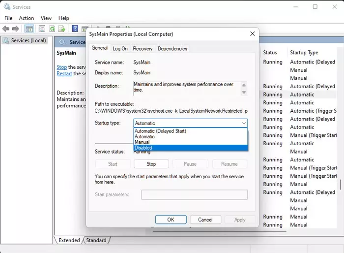 تعمیر Windows 100 Cpu Usage Sysmain Service