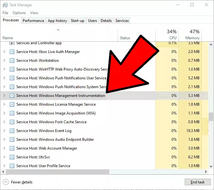 100 Cpu వినియోగం Windows 10 Wmi ప్రొవైడర్ హోస్ట్