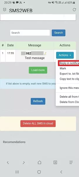 Majukan Sms Android Dimonvideo Cloud Reply Actions