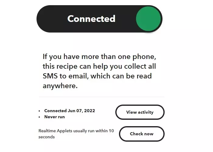 Mandrosoa Sms Android Ifttt View Activity