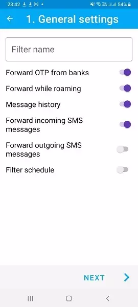 Encaminhar Sms Android Gawk Novos Detalhes do Filtro