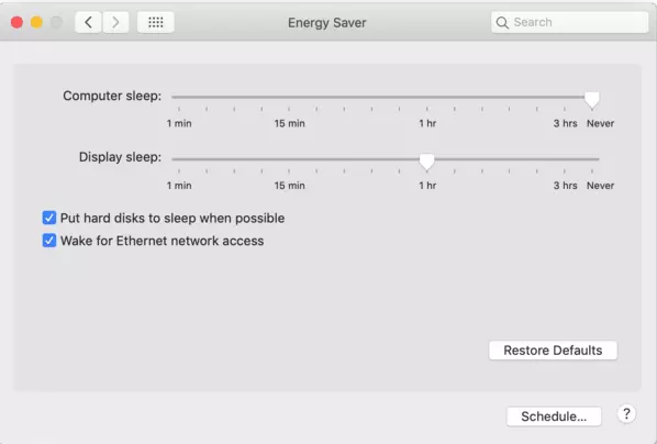 Imessage Airmessage Energiebesparing