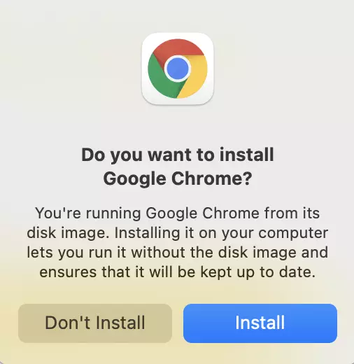 Odeslat zprávu Google Chrome Install