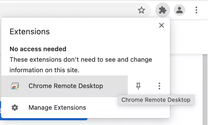 រូបភាព Chrome Remote Desktop