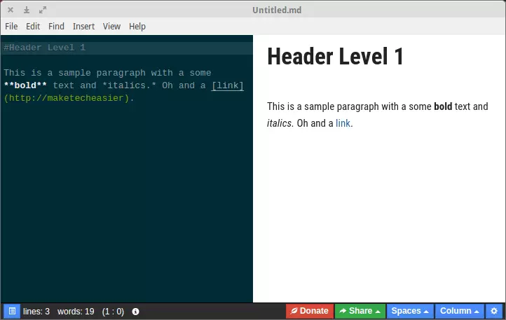 markdown-linux-haroopad