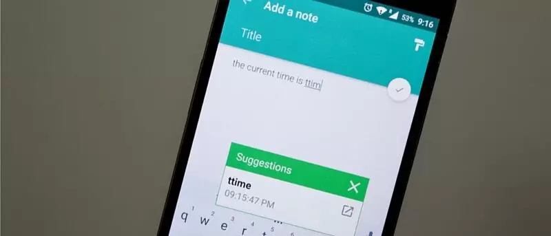 Texpand ярдәмендә Android'та текст сниппетларын тиз киңәйтегез