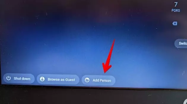 Chromebook Προσθήκη προφίλ χρήστη