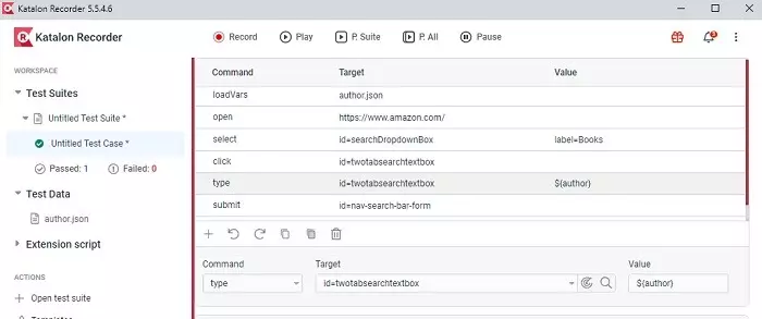 Pagsusuri ng Katalon Recorder Napakahusay At Madaling Pag-automate ng Browser Books Json Tapos na