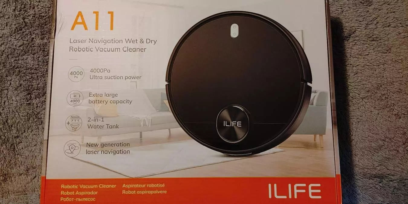 סקירת אבק רובוט של Ilife A11 Lidar מוצגת