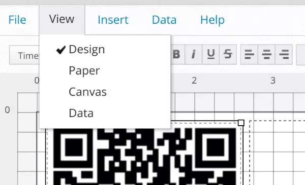 Prinditavad QR-koodid paberivaade